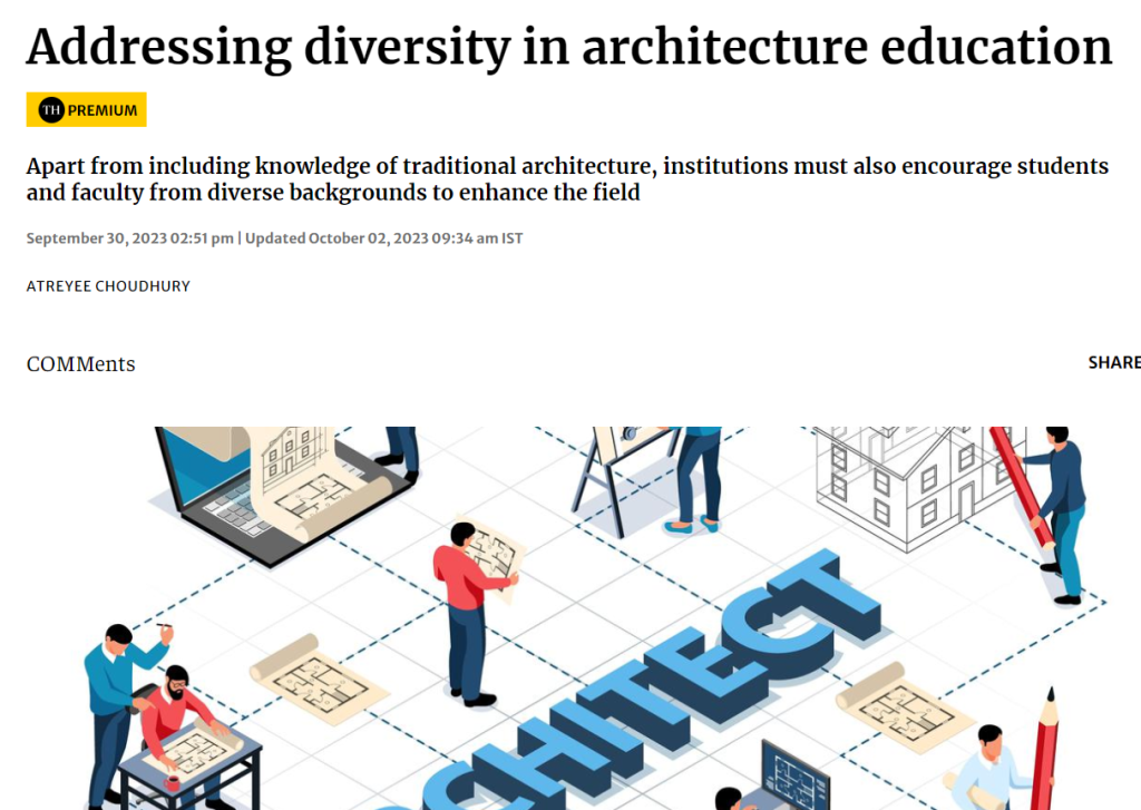 Addressing diversity in architecture education - Anant National University