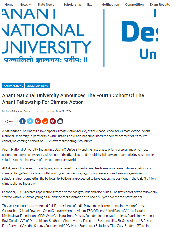 Anant National University Announces The Fourth Cohort Of The Anant ...